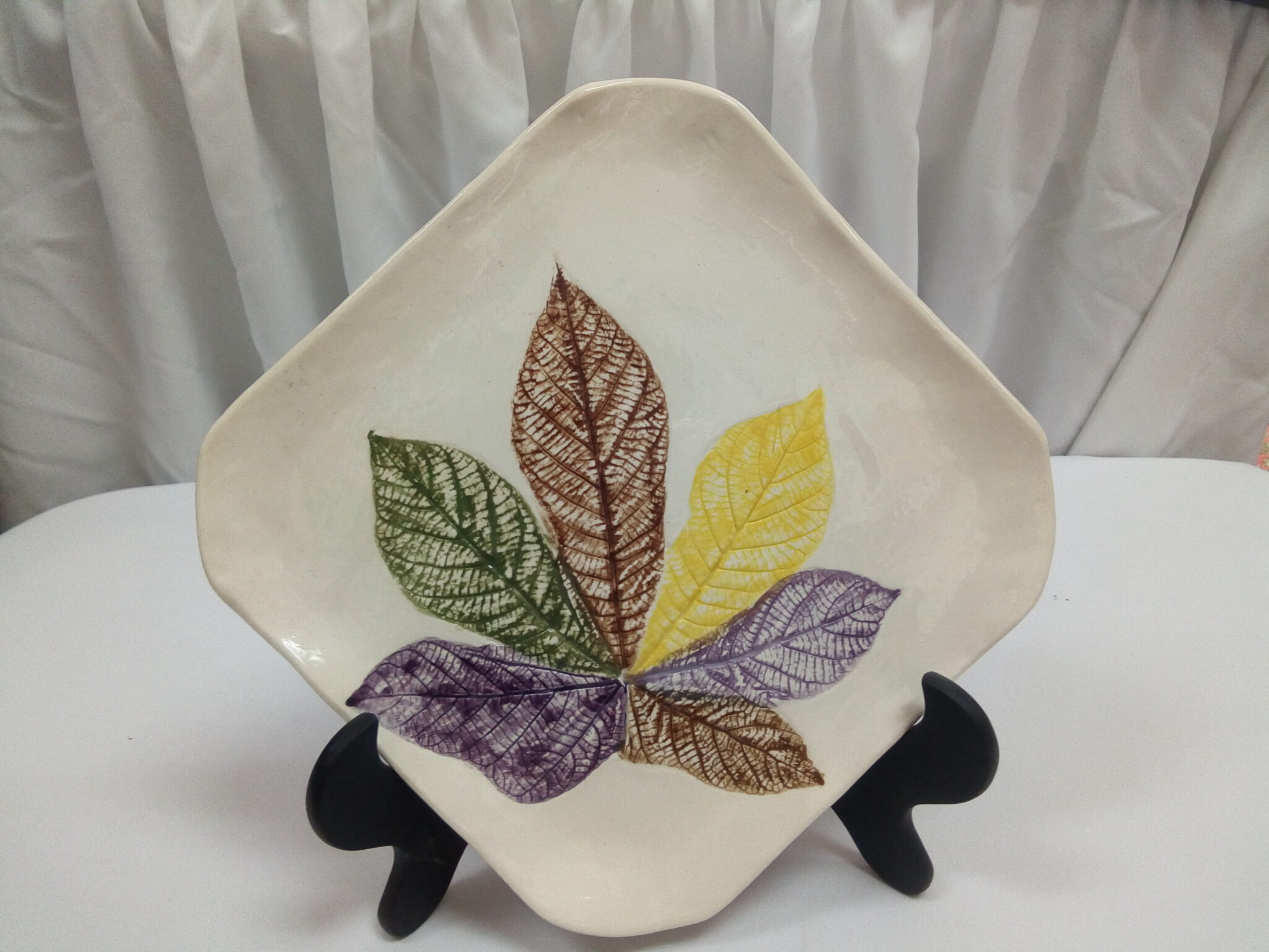 Ceramic Leaf plate - ShopCaribe